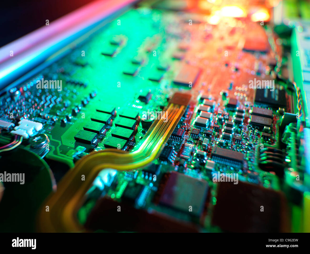 Laptop circuit board Stock Photo - Alamy
