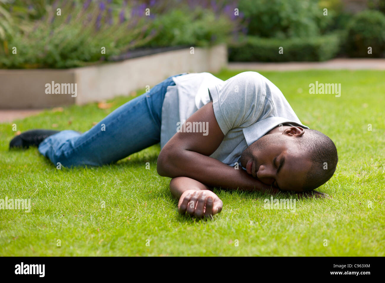 First aid recovery position hi-res stock photography and images - Alamy