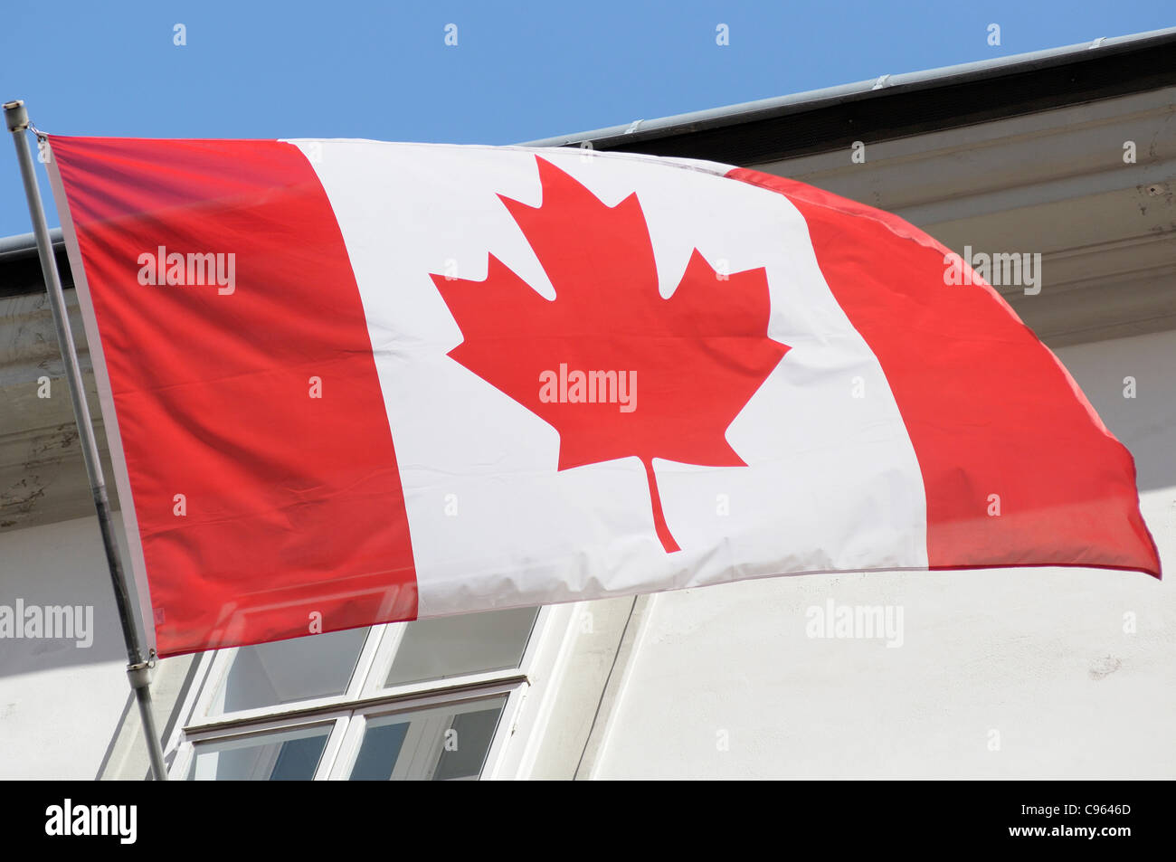 Banner embassy flag canadian flag hi-res stock photography and images ...