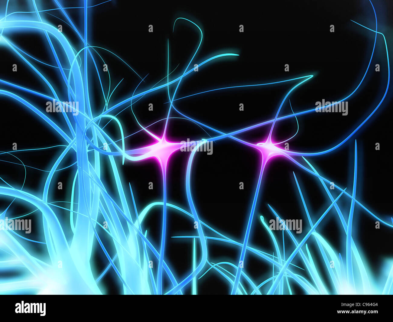 Neural network, computer artwork Stock Photo - Alamy