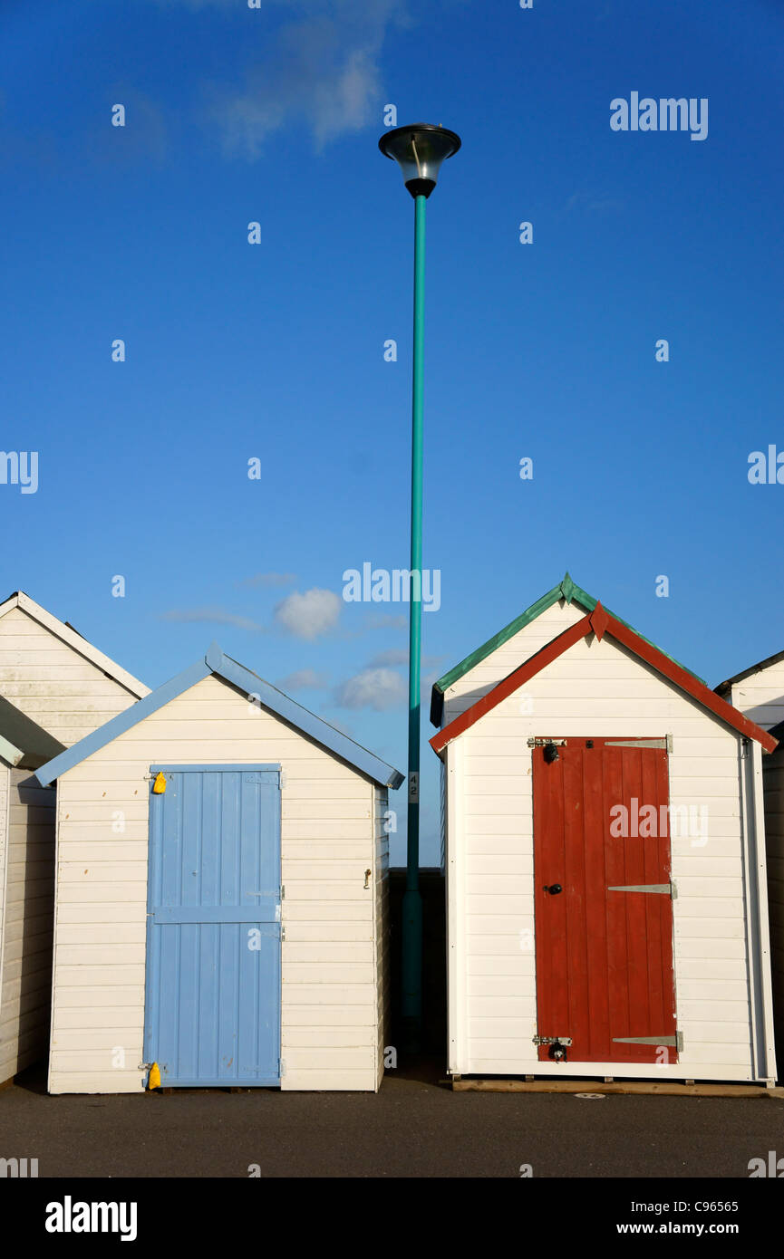 Beach Huts at Goodrington Sands in Paignton, Devon, England Stock Photo ...