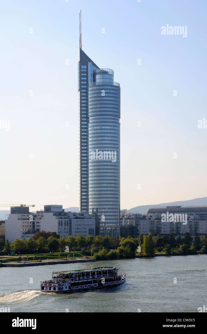 Ship on the Danube in Vienna Stock Photo - Alamy