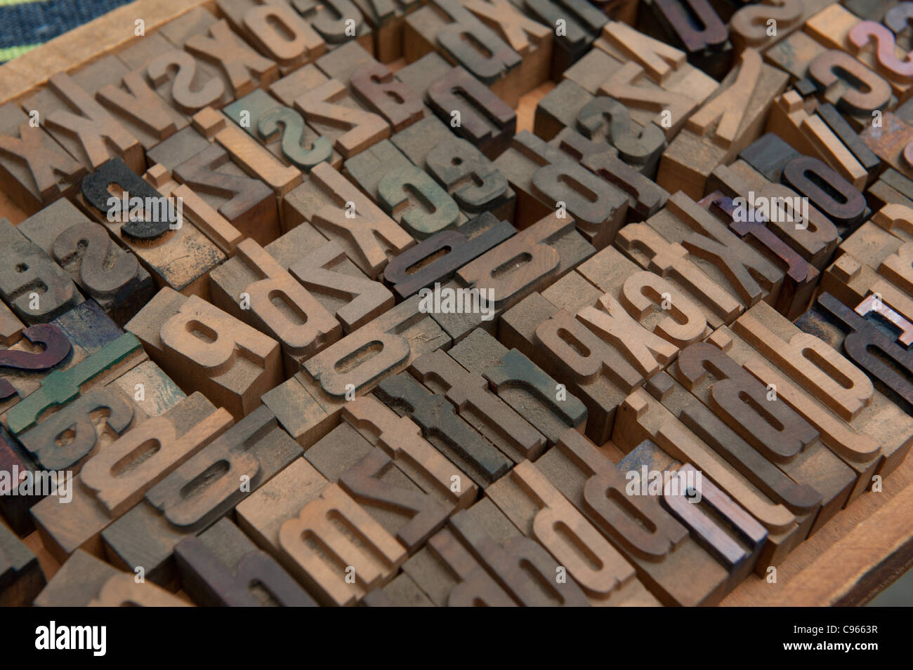 Print block letters Stock Photo - Alamy