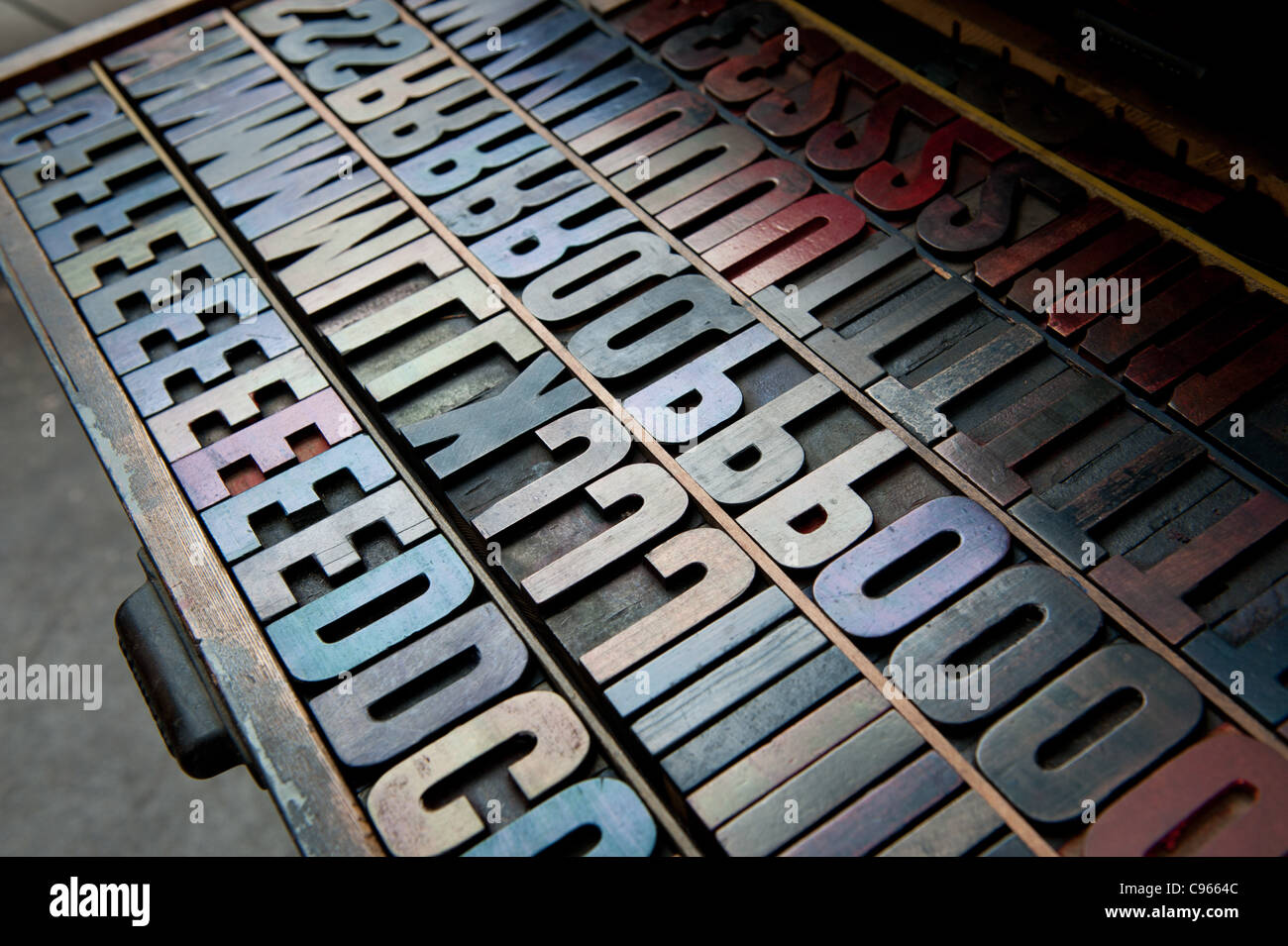 Print block letters Stock Photo - Alamy