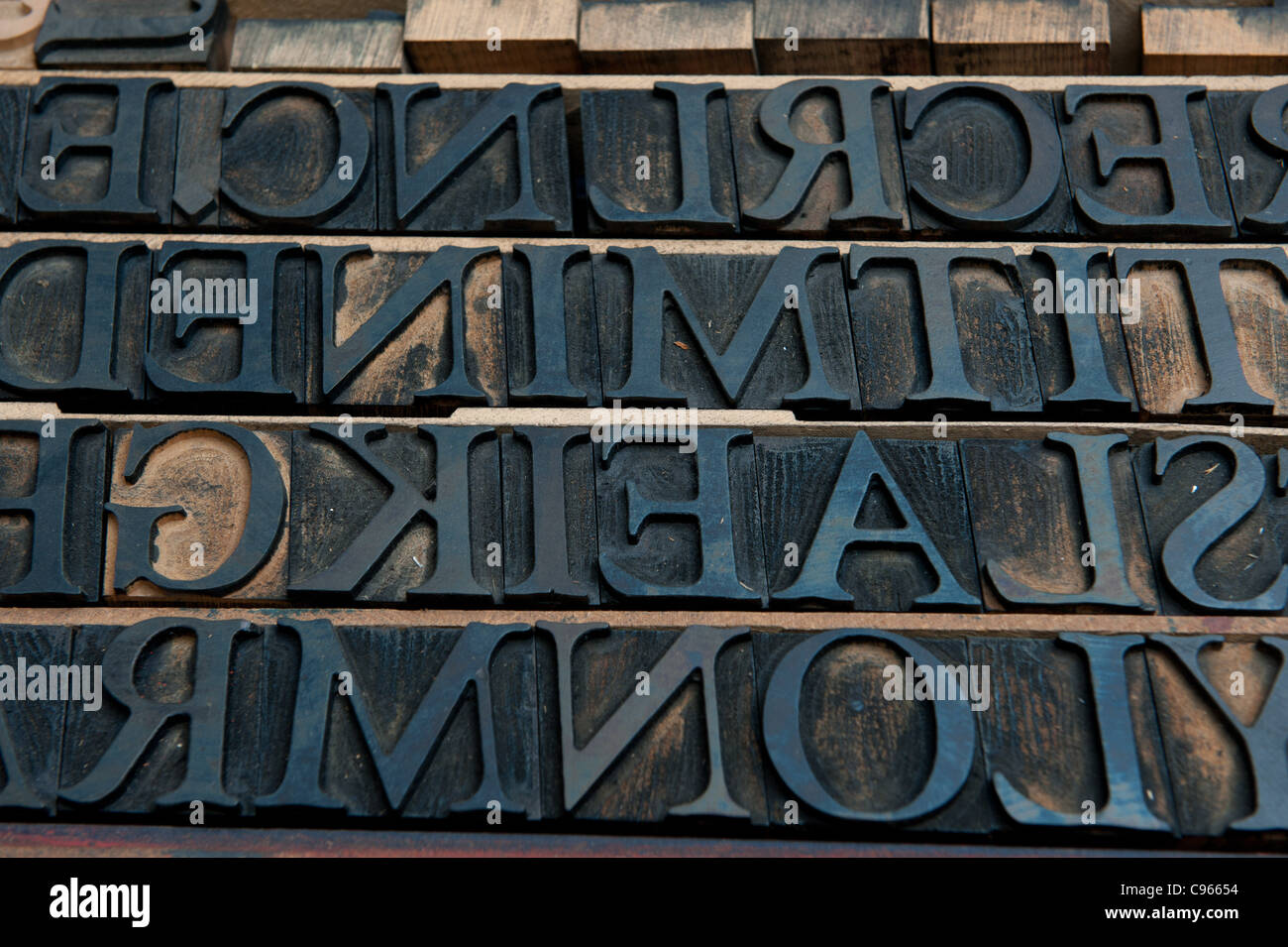 Print block letters Stock Photo - Alamy