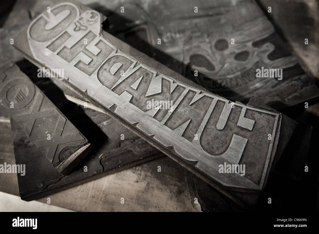 Print block letters Stock Photo - Alamy