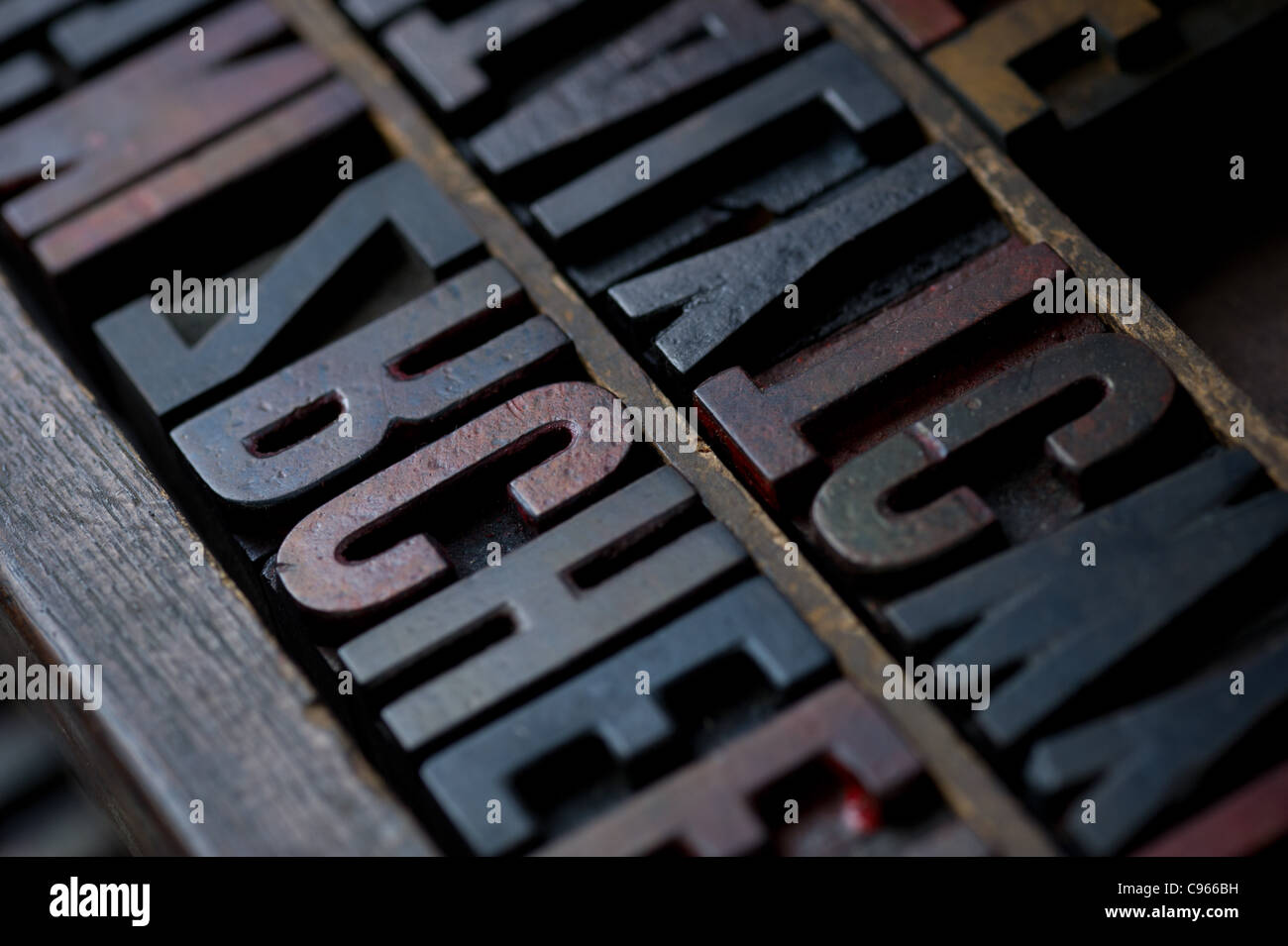 Print block letters Stock Photo - Alamy