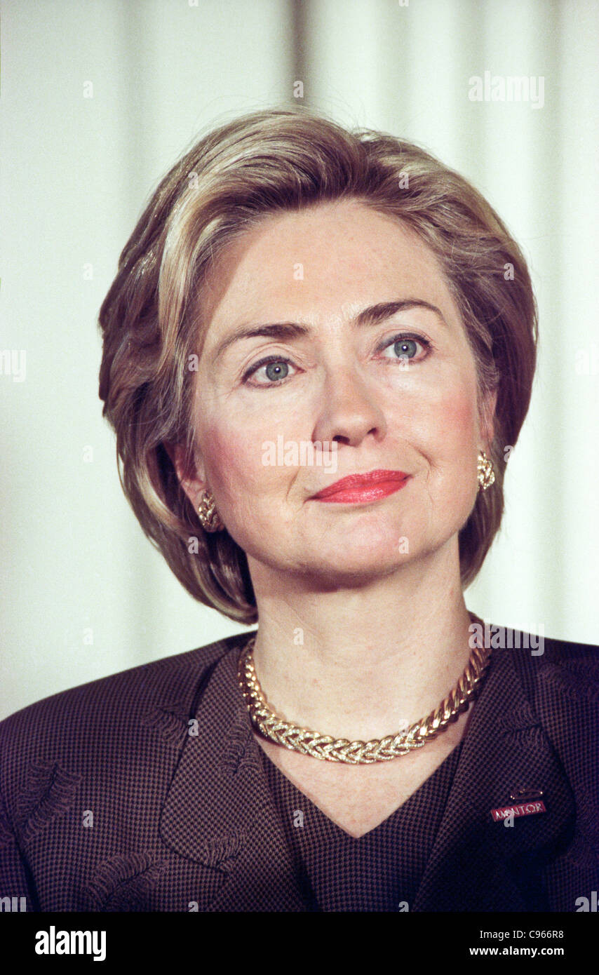 First lady Hillary Rodham Clinton during a White House event on ...