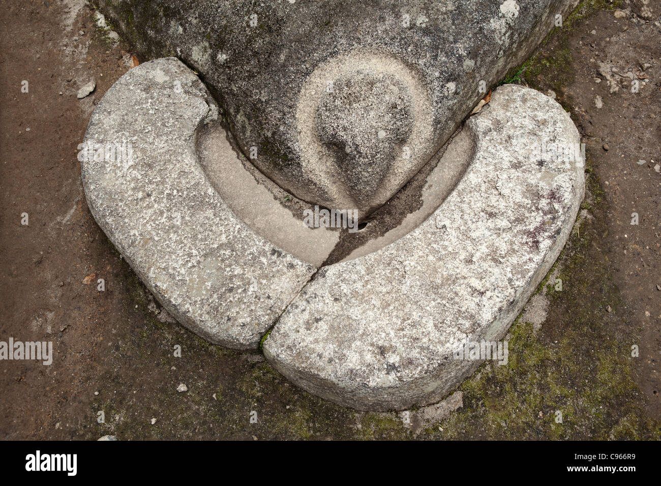 Condor altar at ancient Inca ruins of Machu Picchu, the most known ...