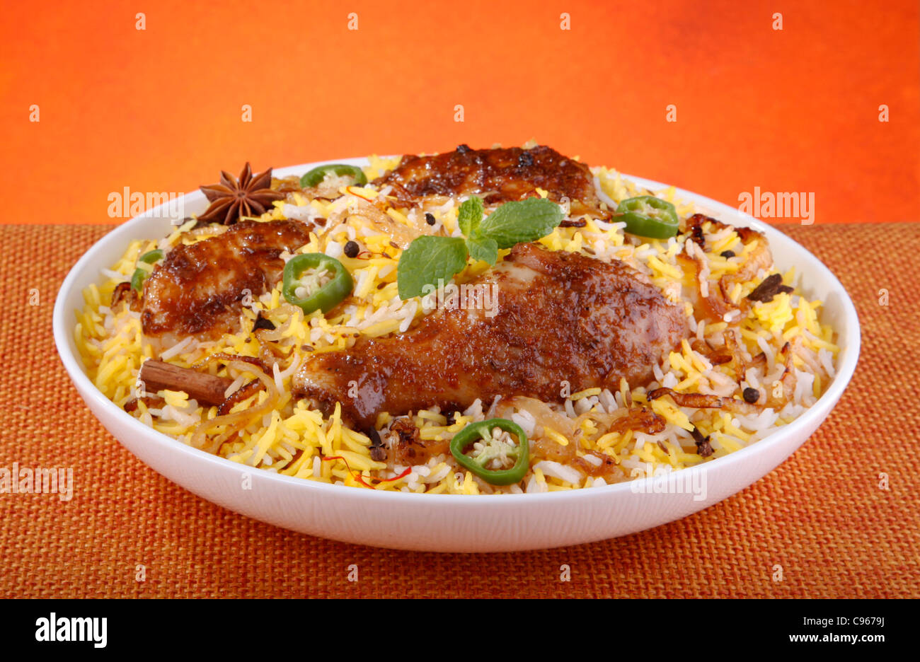 INDIAN CHICKEN BIRYANI Stock Photo - Alamy
