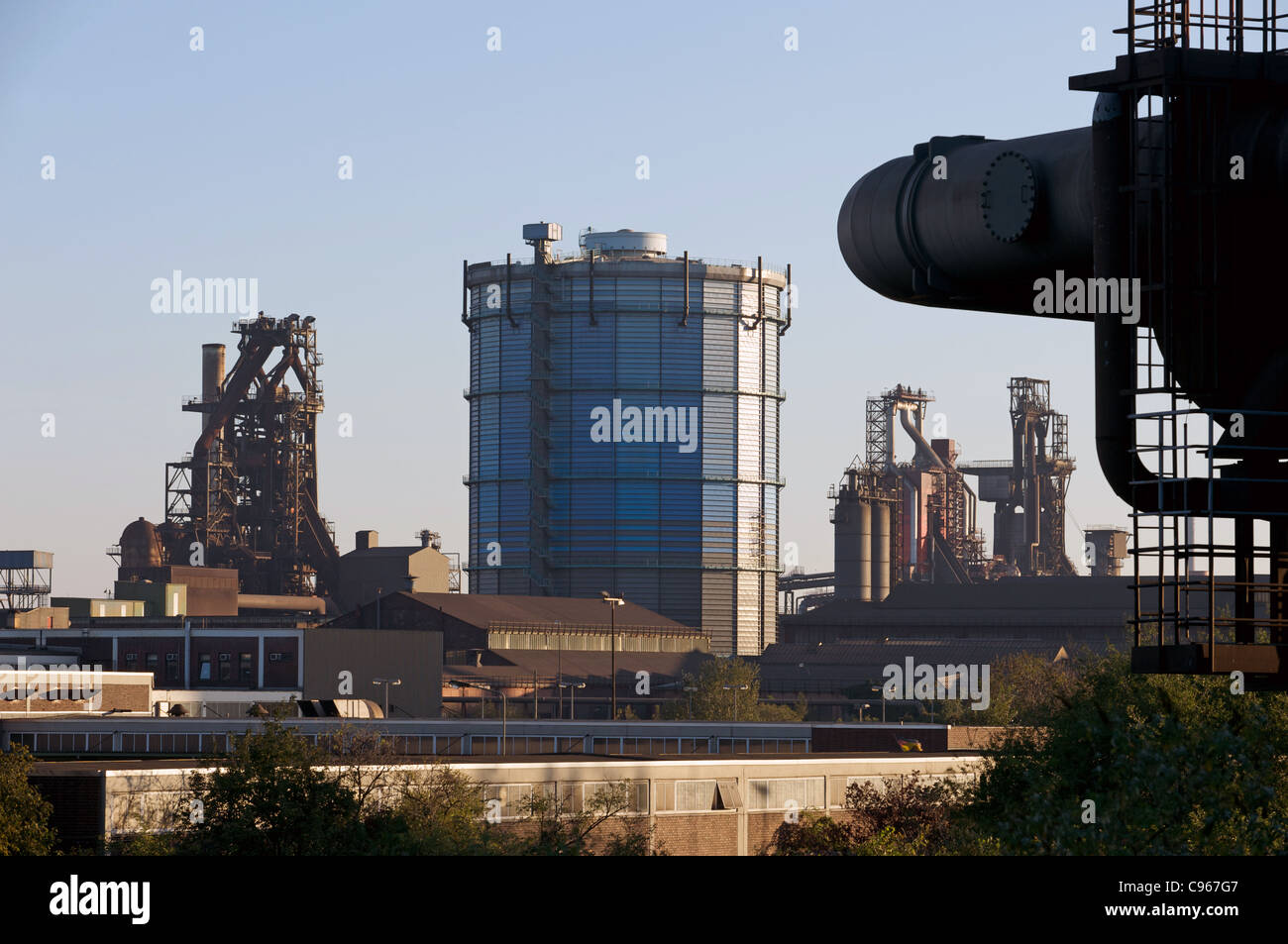 Steel factory Germany Stock Photo - Alamy
