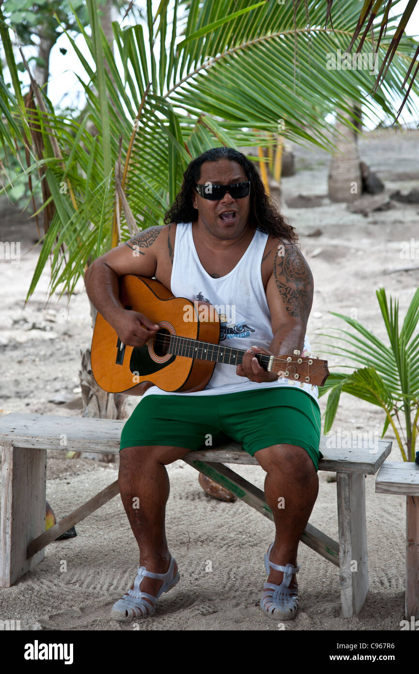 French Polynesia Rangiroa music Stock Photo - Alamy
