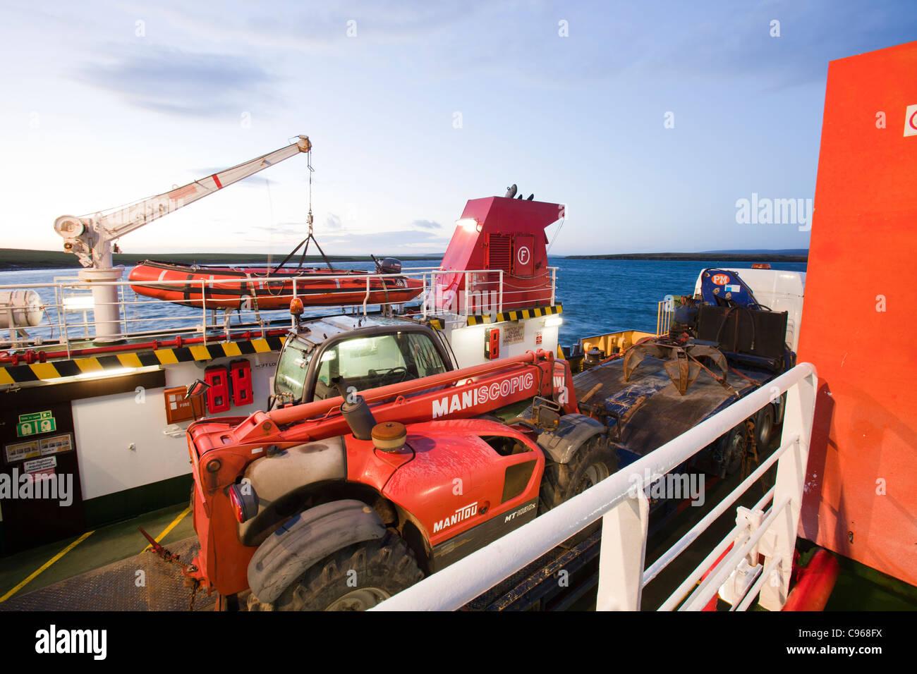 Orkney mainland flotta island tractor hi-res stock photography and ...