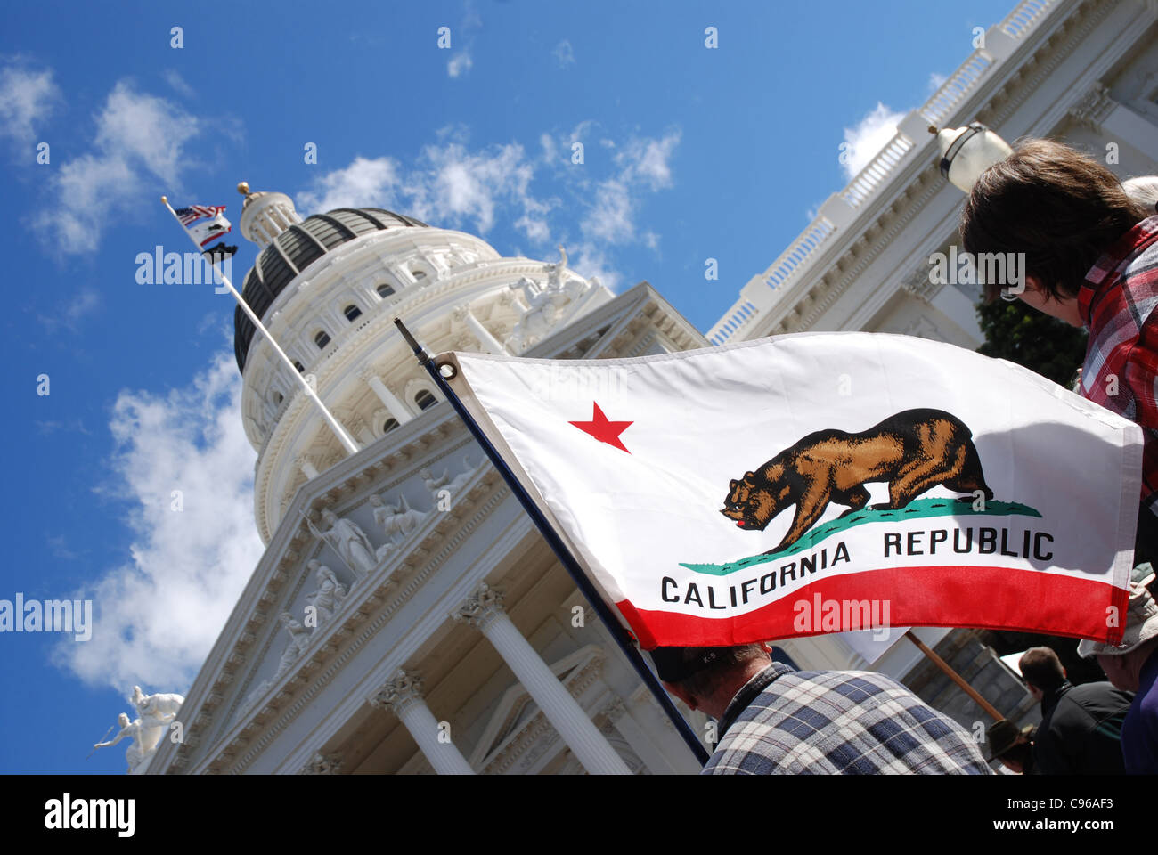 California state flag hi-res stock photography and images - Alamy