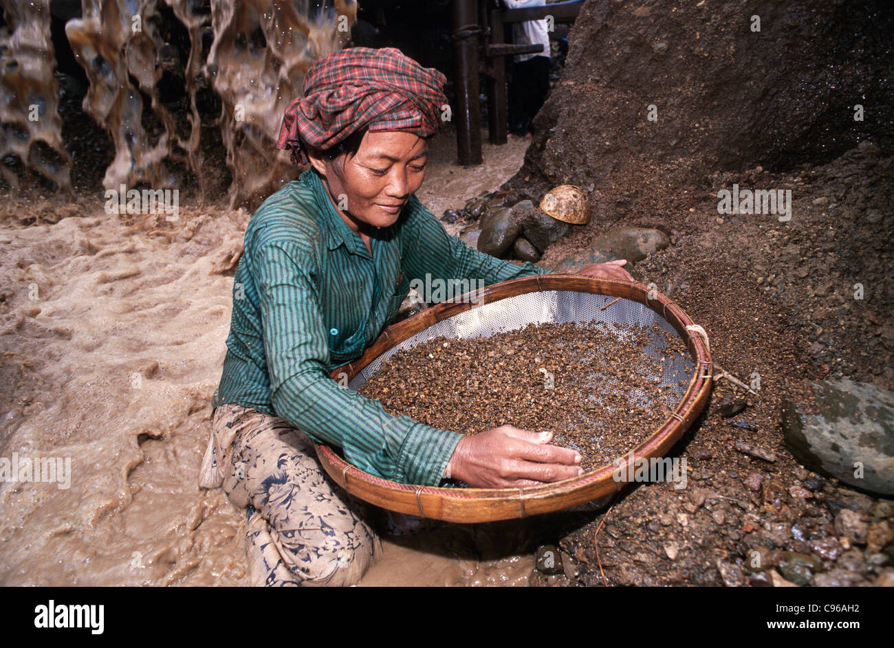 Gem mining in the former Khmer Rouge stronghold of Pailin on the ...