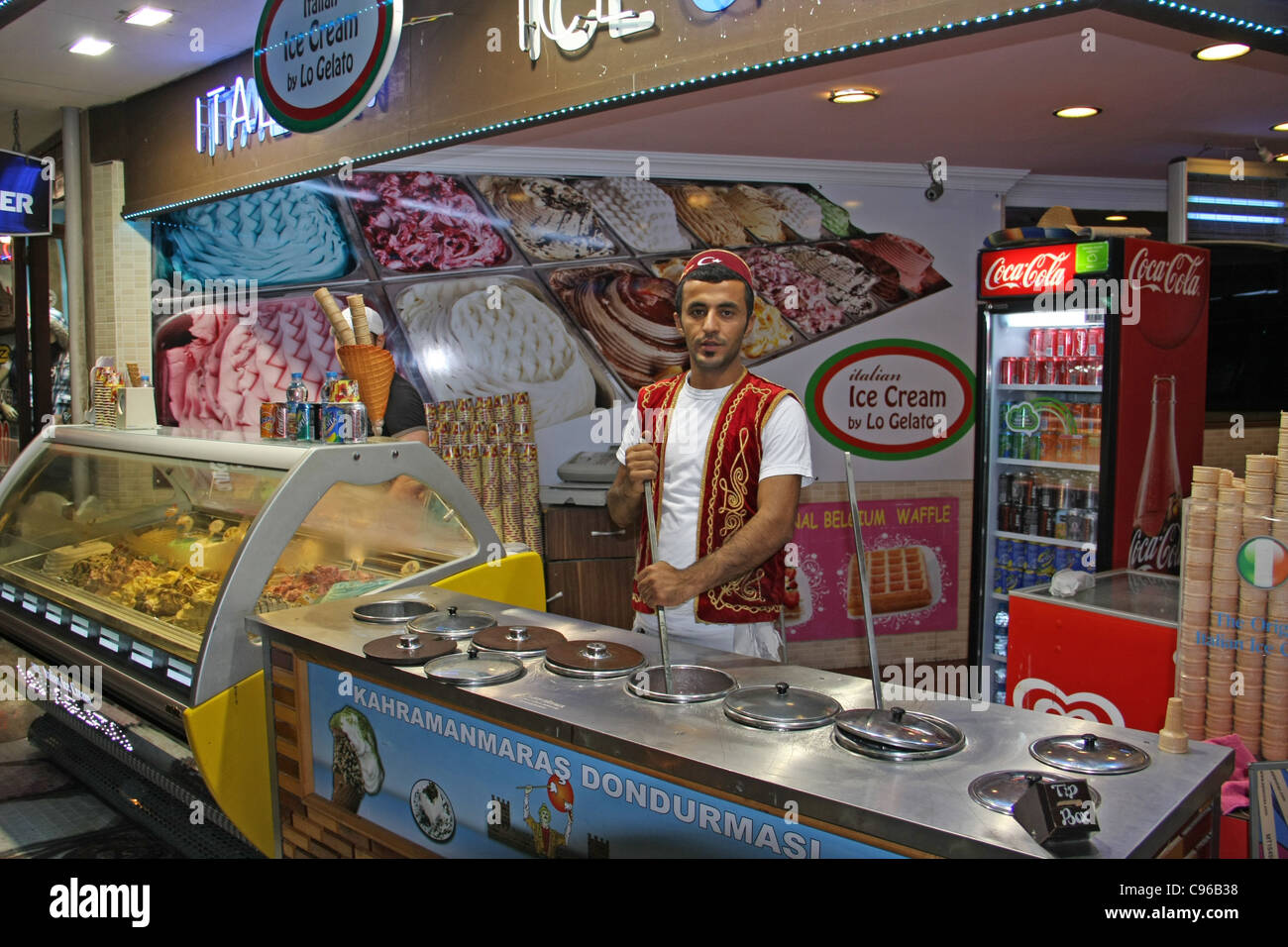 Turkey ice cream hi-res stock photography and images - Alamy