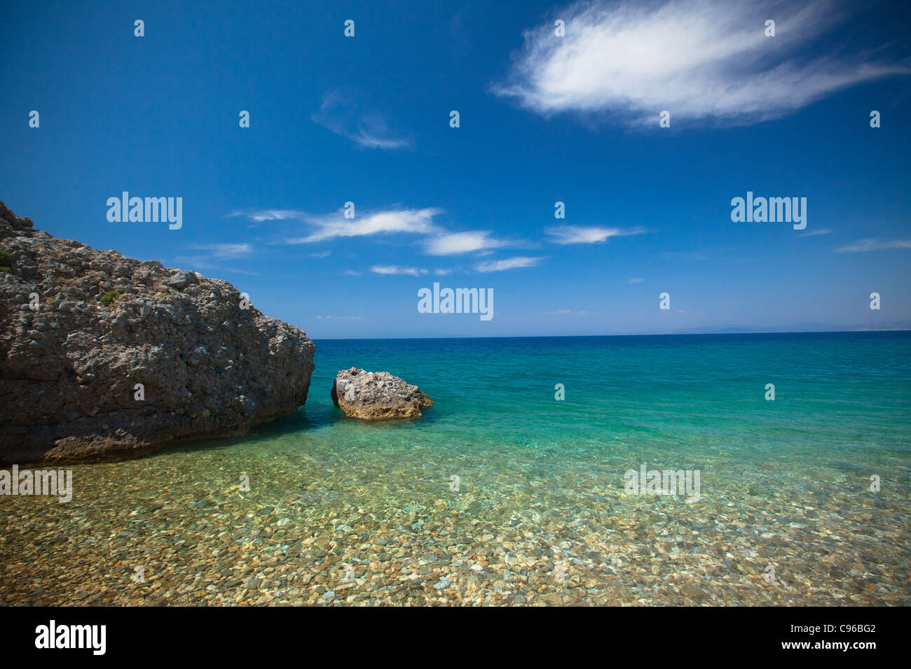 Ocean view - Dilek National Park, Turkey Stock Photo - Alamy