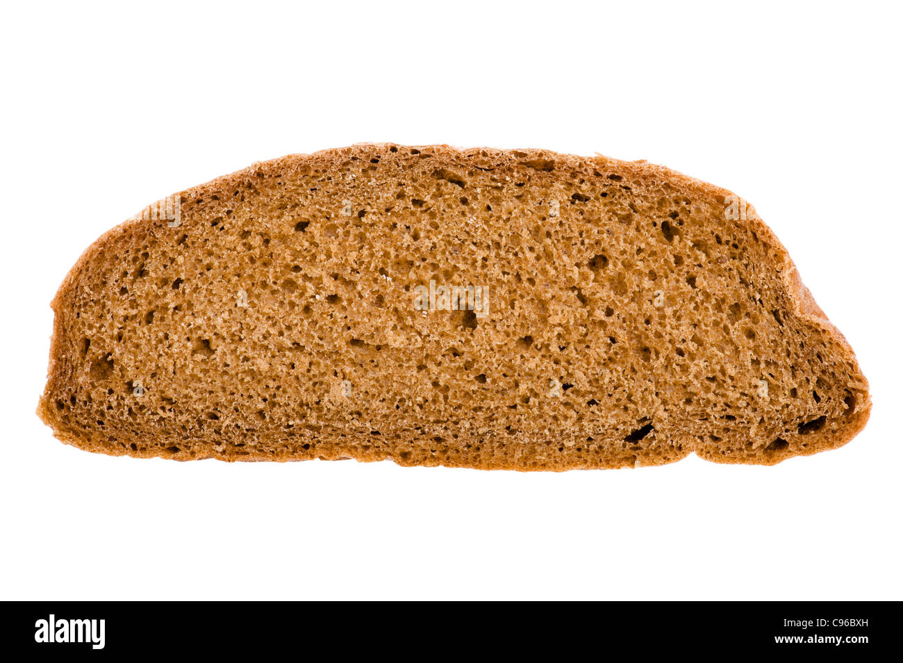 object on white - food rye bread Stock Photo - Alamy