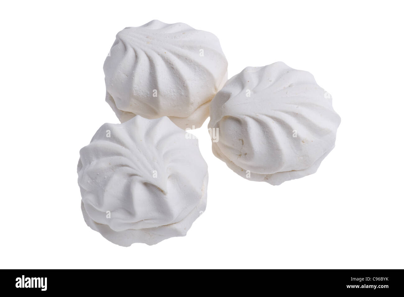 object on white - food zephyr close up Stock Photo - Alamy