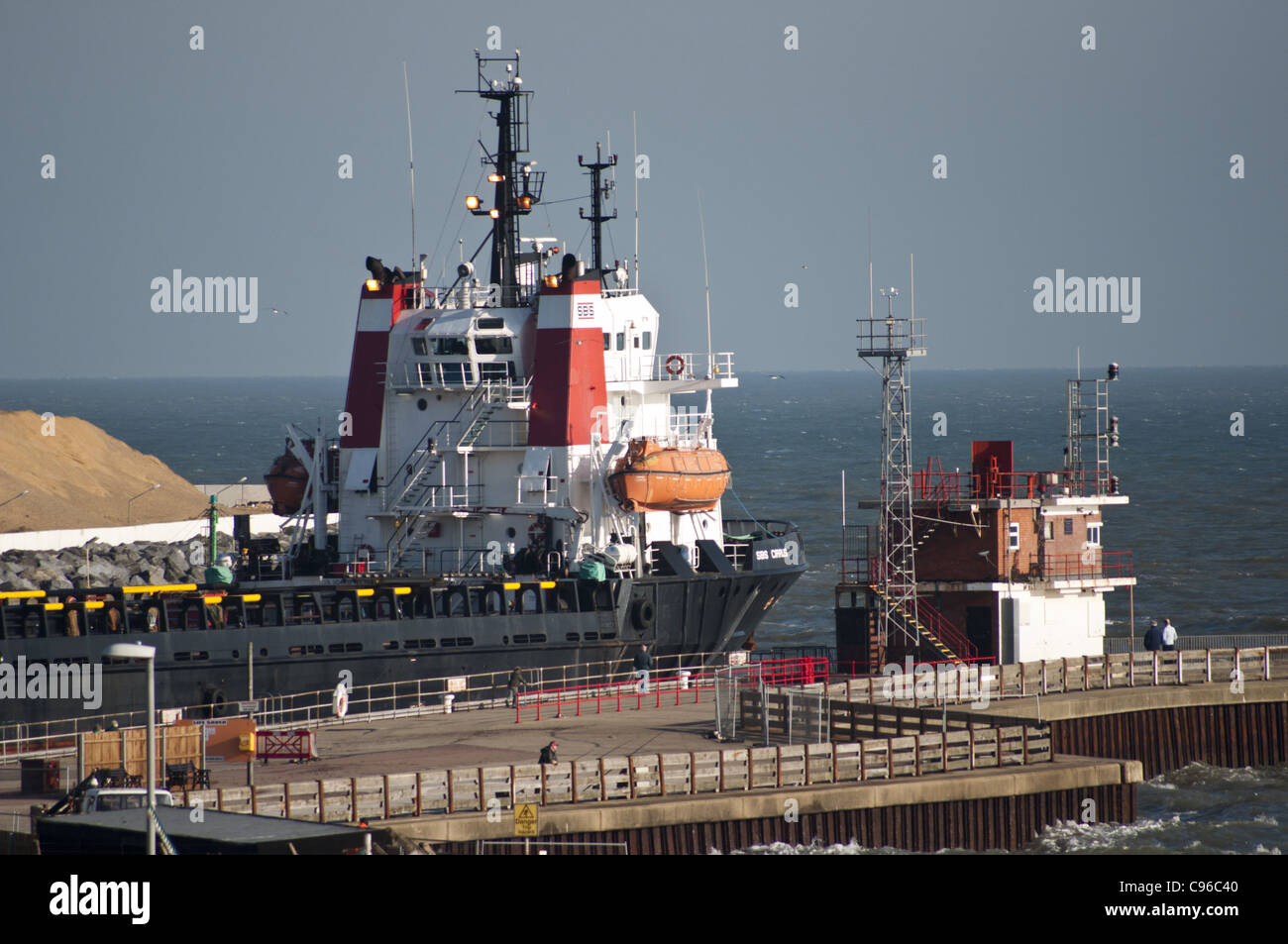 National coastwatch coast guard station Gorleston Great Yarmouth ...