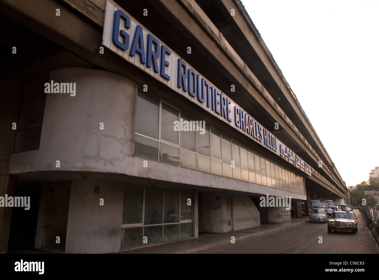 Charles Helou bus & taxi station, Beirut, Lebanon Stock Photo - Alamy