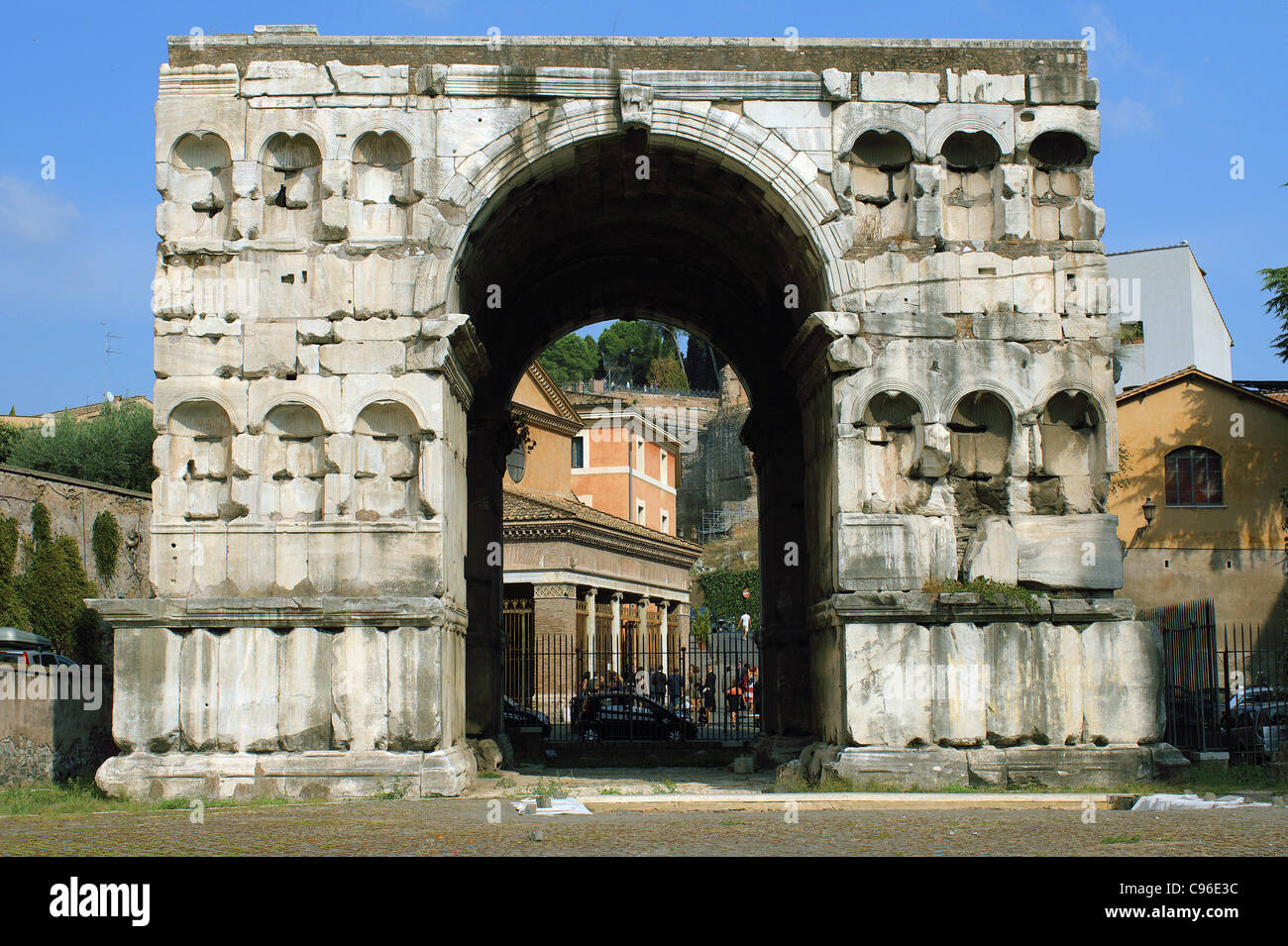 The Arch of Janus Rome Italy Stock Photo - Alamy