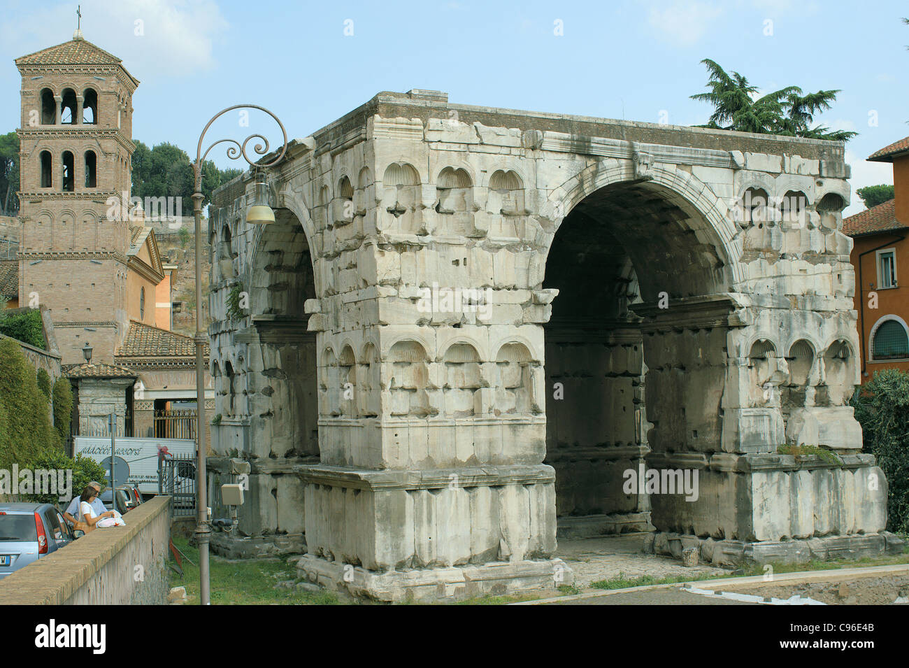 The Arch of Janus Rome Italy Stock Photo - Alamy