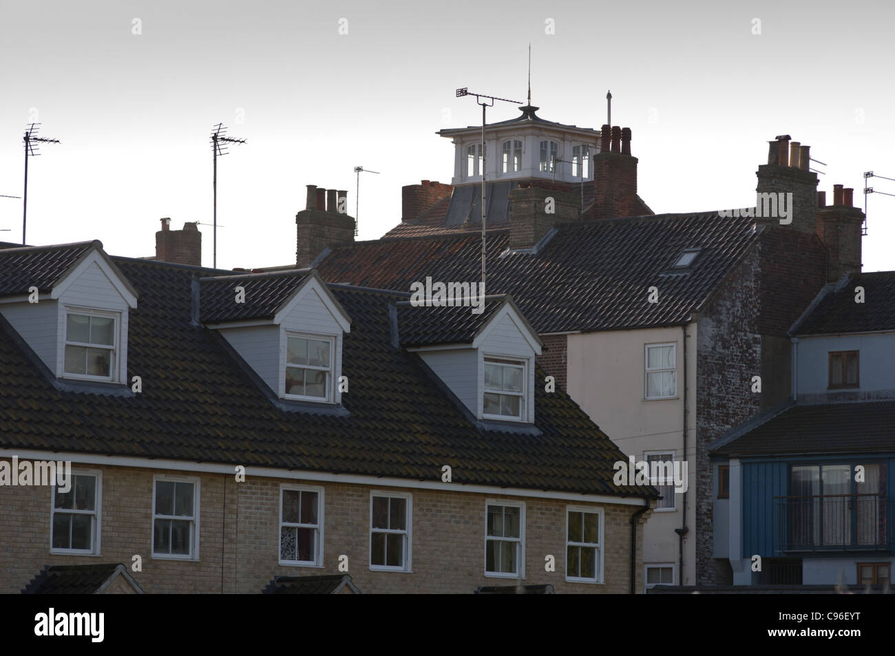 House lookout on roof look hi-res stock photography and images - Alamy
