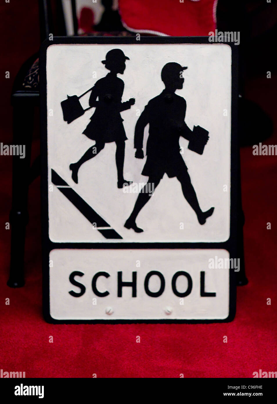 School Crossing Sign High Resolution Stock Photography and Images - Alamy