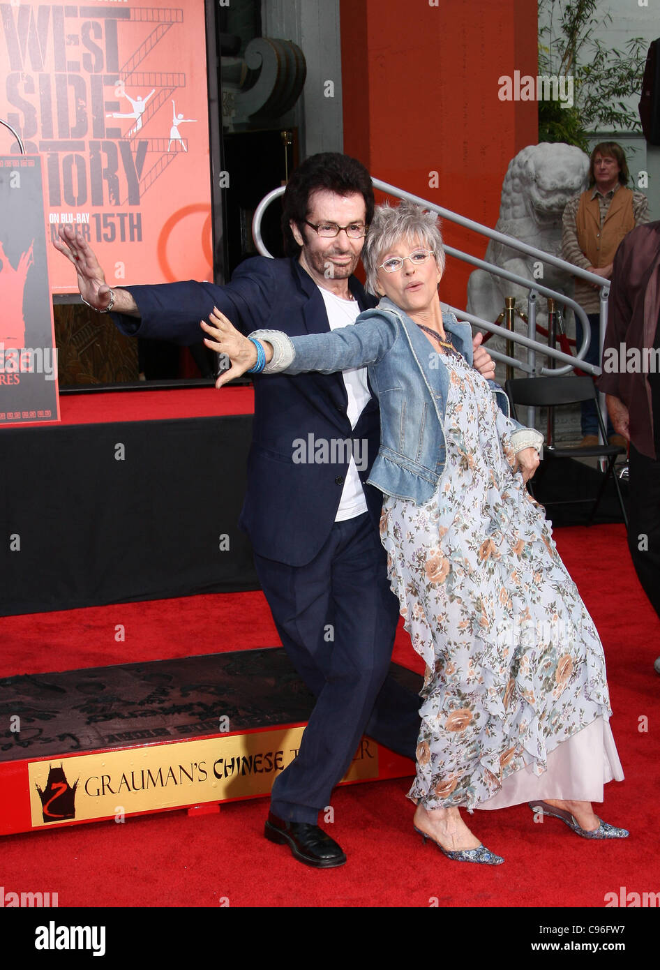 GEORGE CHAKIRIS & RITA MORENO WEST SIDE STORY HAND AND FOOTPRINT ...
