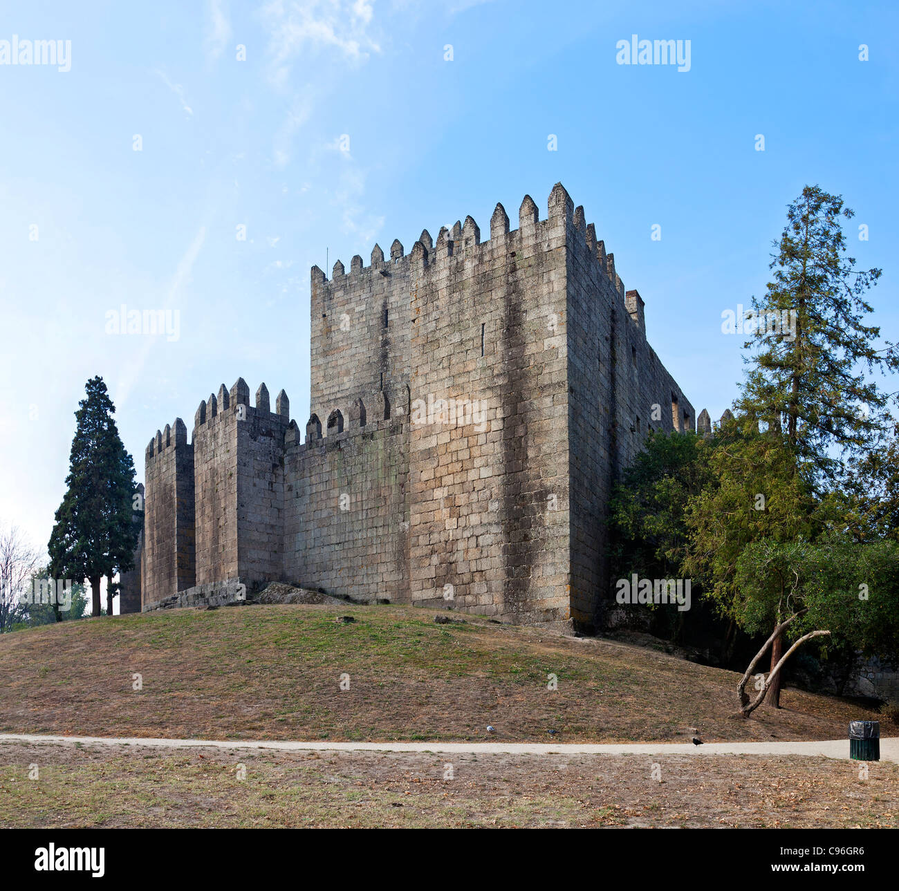 Guimaraes Castle. This is the most known castle in Portugal as it was ...