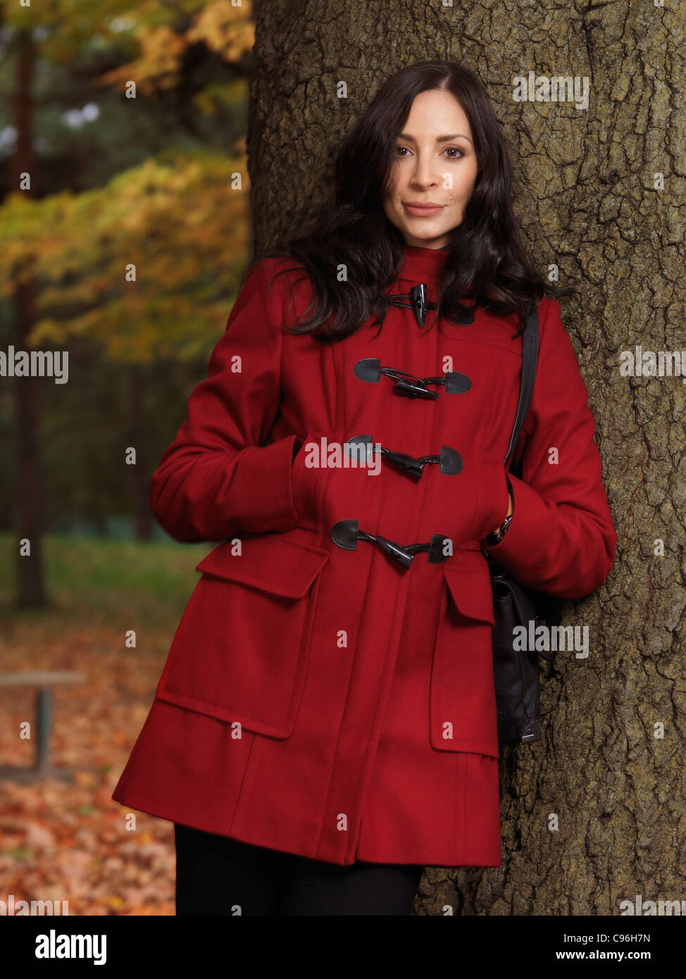 Red long coat hi-res stock photography and images - Alamy