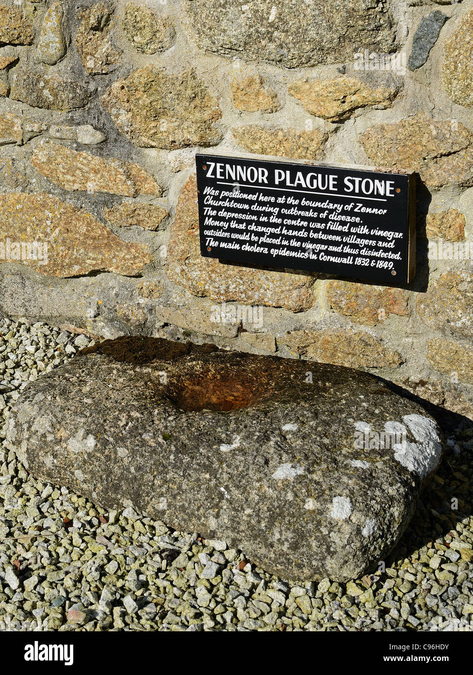 Zennor plague stone hi-res stock photography and images - Alamy