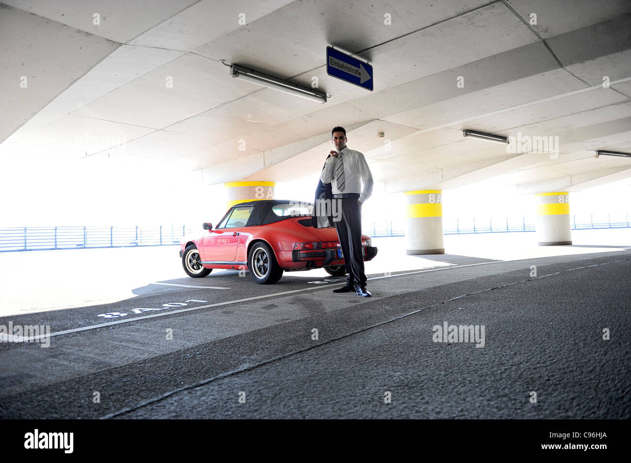 Parking lot car park man men male hi-res stock photography and images ...