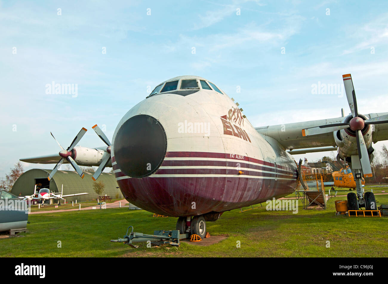 Armstrong Whitworth Argosy cargo plane Stock Photo - Alamy