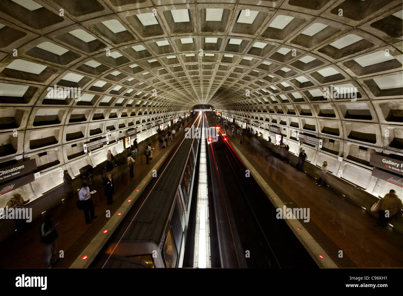 Washington DC Metro Tunnel Stock Photo - Alamy