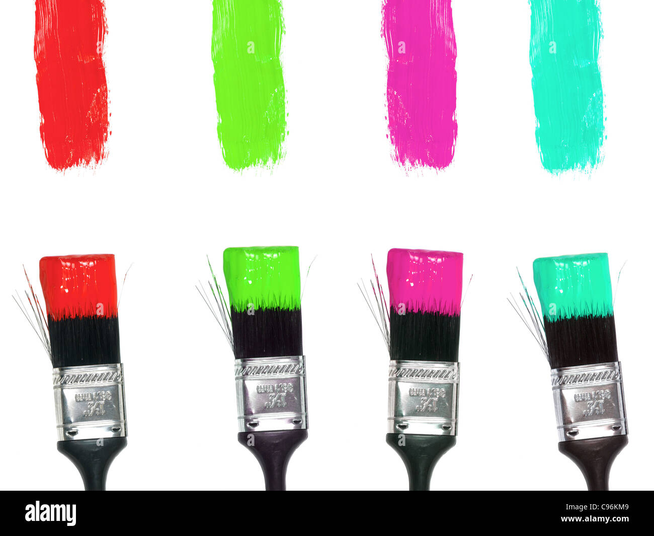 Painting equipment isolated on a white background Stock Photo - Alamy