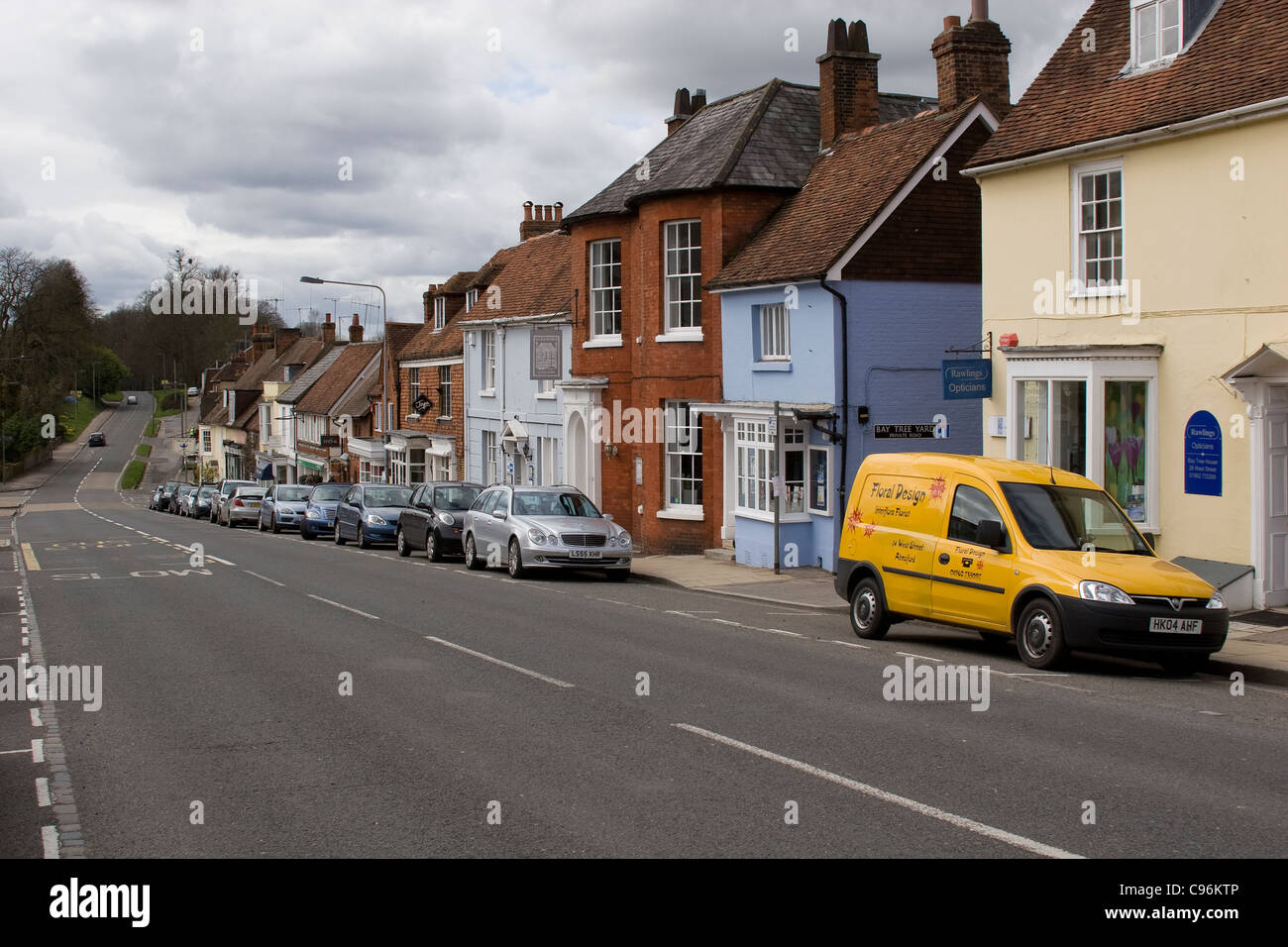 Alresford Hampshire England street scenes Stock Photo - Alamy