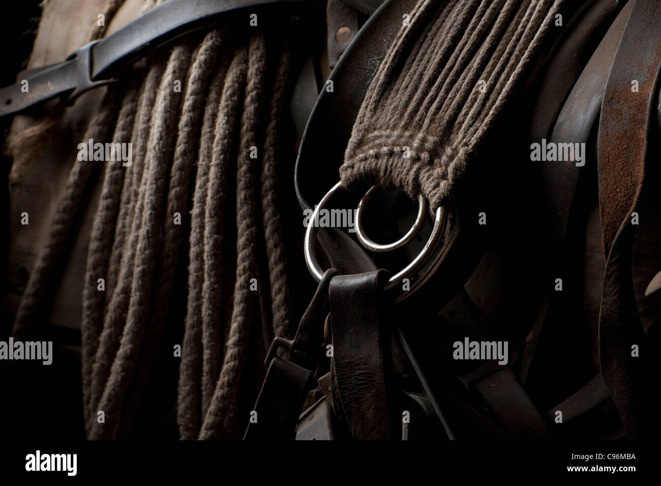 The tack barn at the Early Winters ranch in Mazama, Washington, USA ...