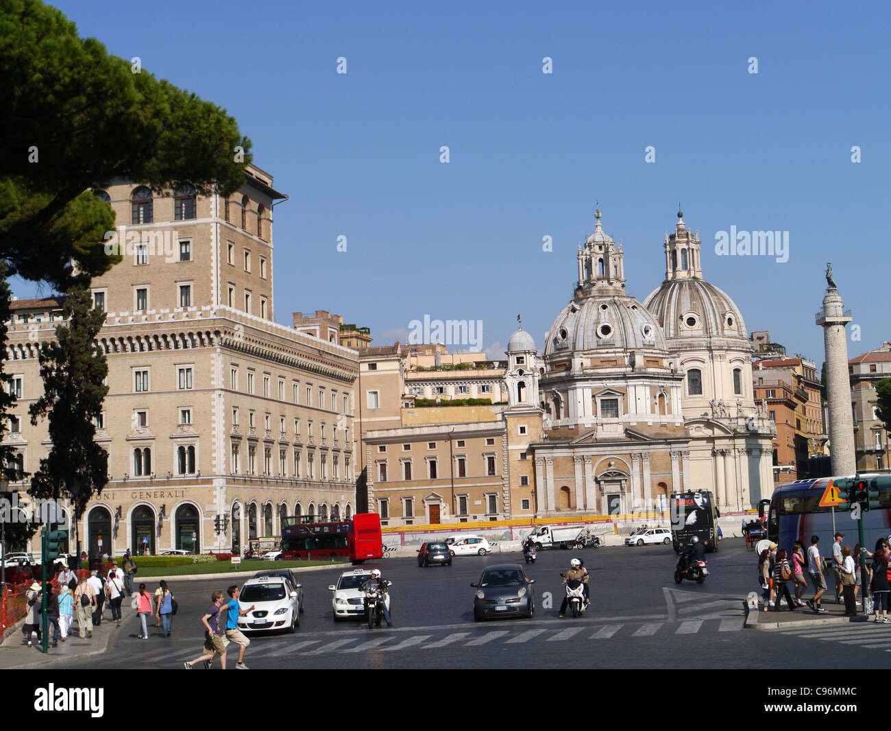 Rome, Piazza Venezia Stock Photo - Alamy