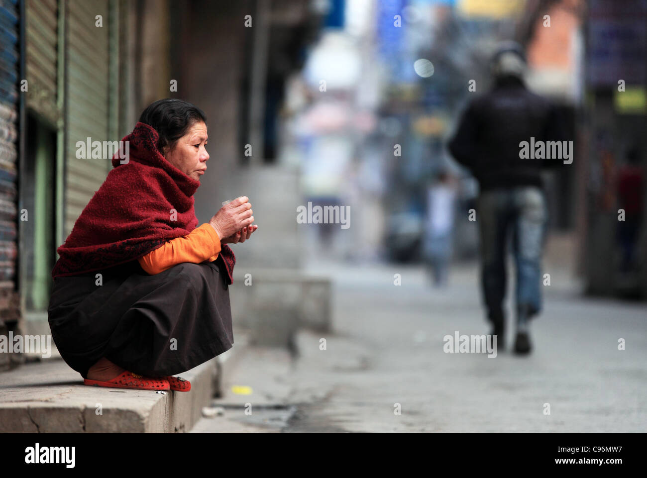 Tea drinking nepal hi-res stock photography and images - Alamy
