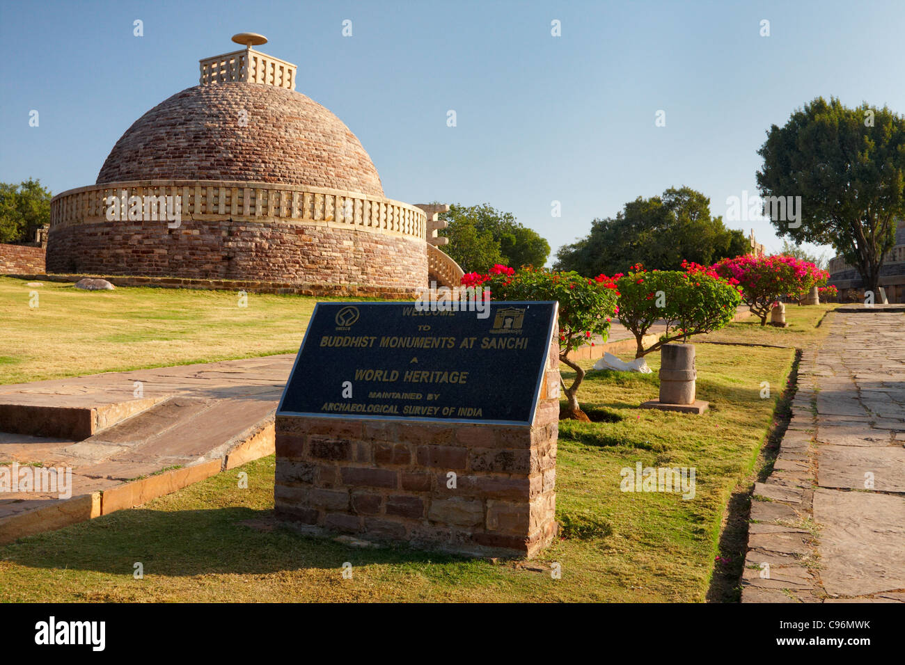Sanchi, India, UNESCO site Stock Photo - Alamy