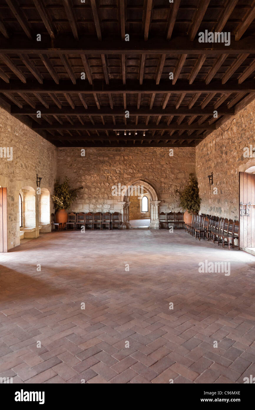 Gothic parlor of the Palatial Residence (Paços Novos) of the Leiria ...
