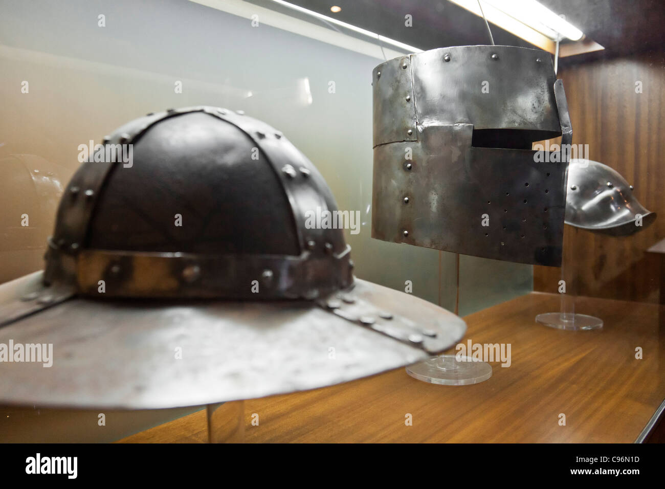 Replica medieval helmet hi-res stock photography and images - Alamy