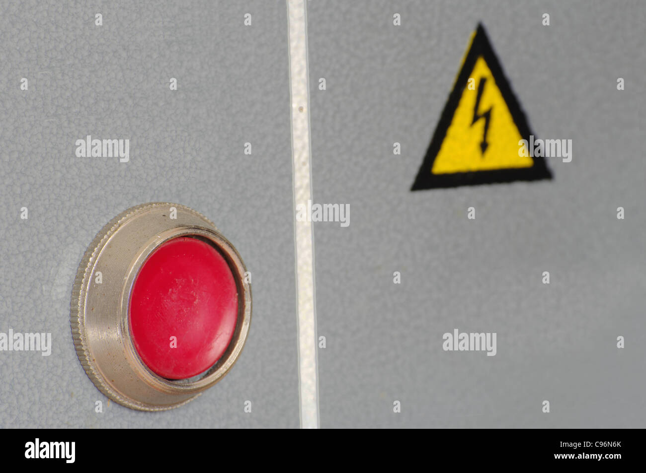 Big red emergency stop button hi-res stock photography and images - Alamy