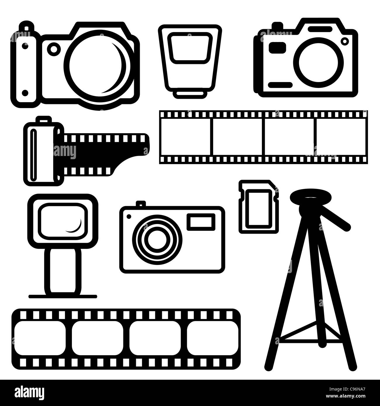 A film set Cut Out Stock Images & Pictures - Alamy