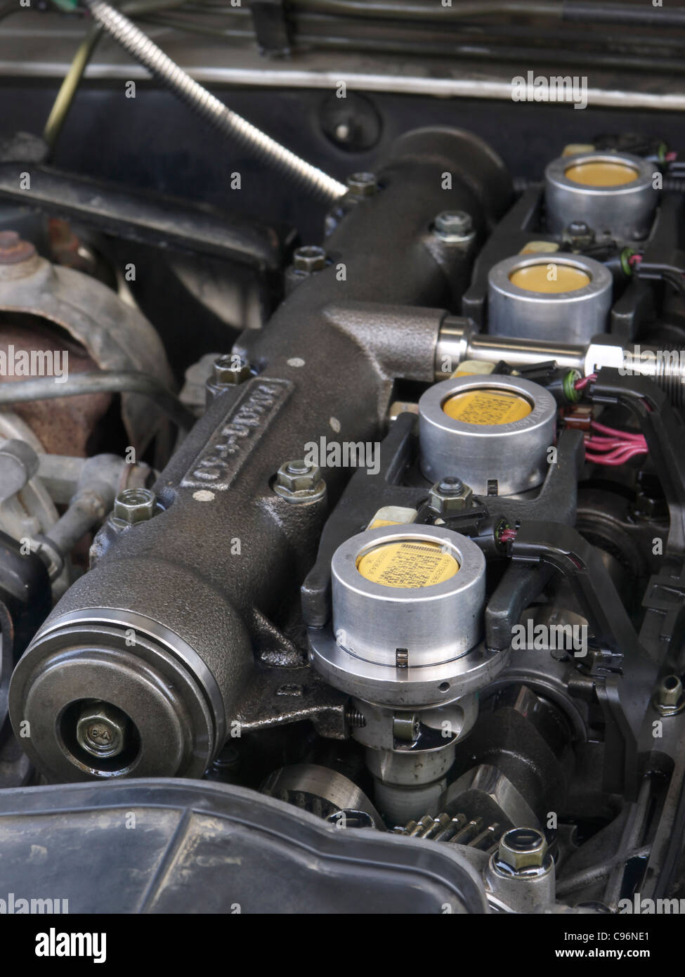 common oil rail Stock Photo - Alamy