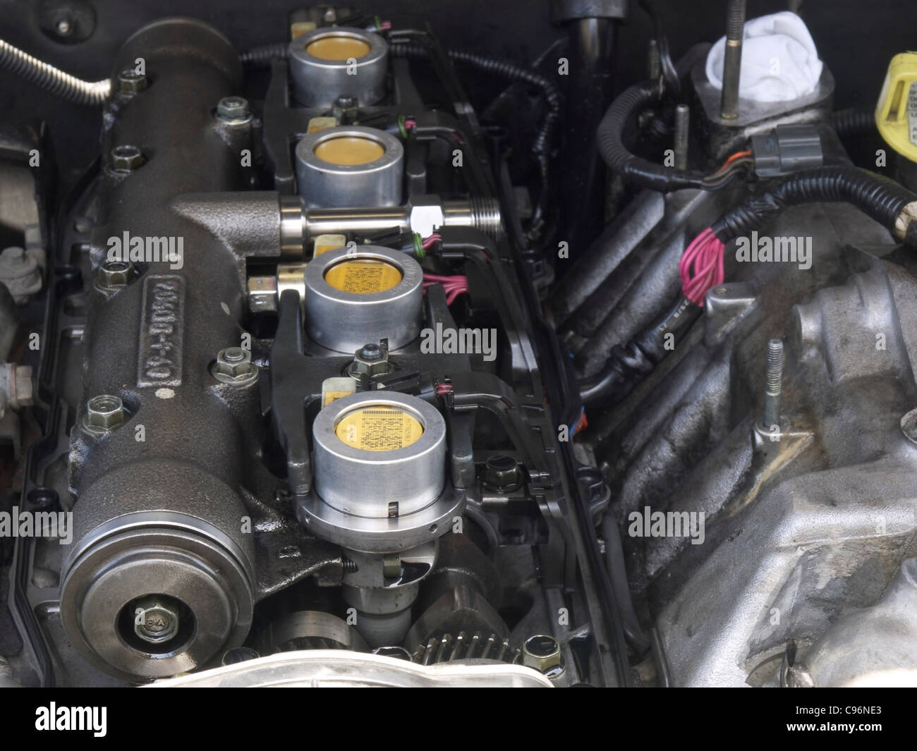 common oil rail Stock Photo - Alamy