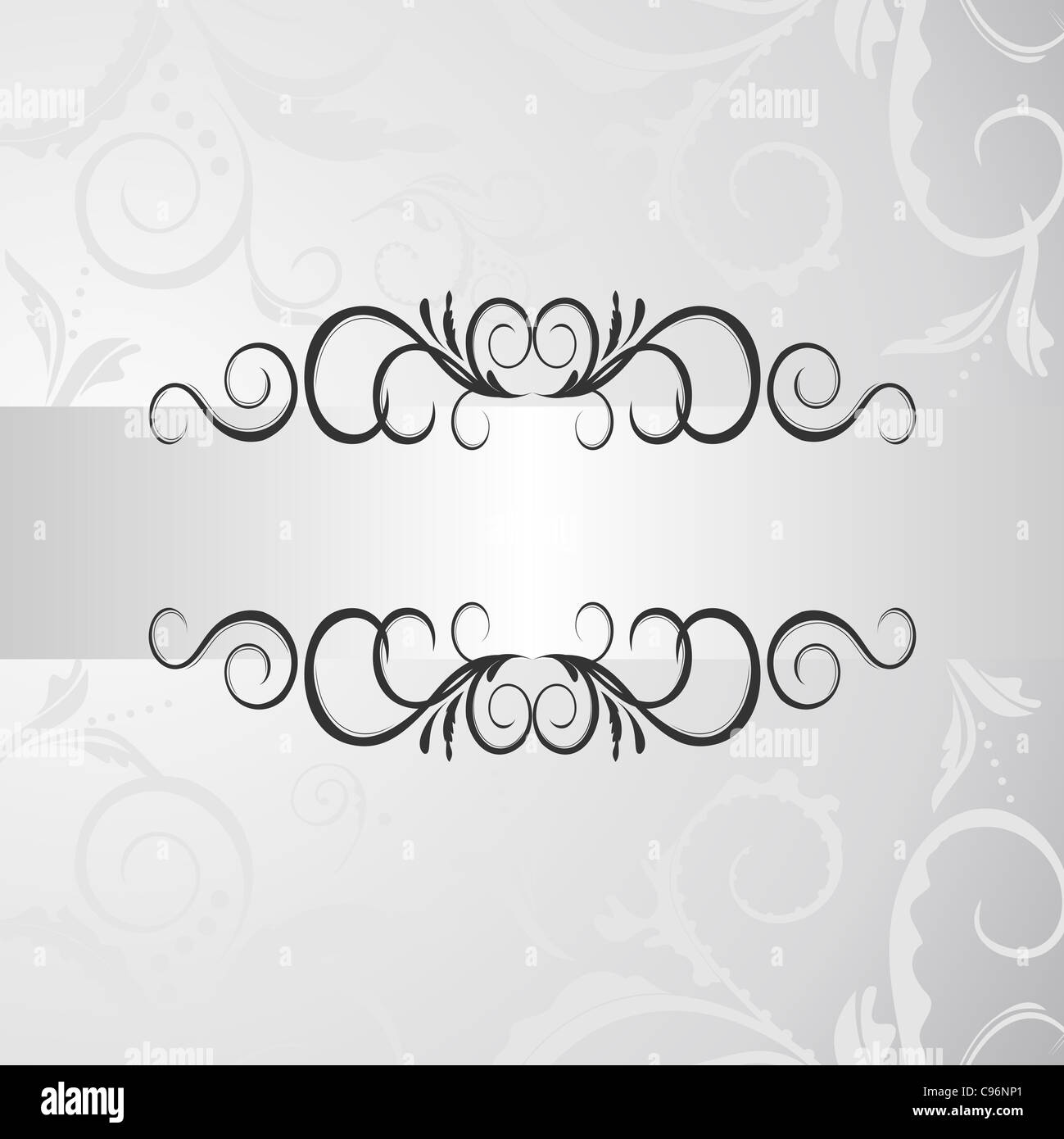 Floral background for design card - vector Stock Photo - Alamy
