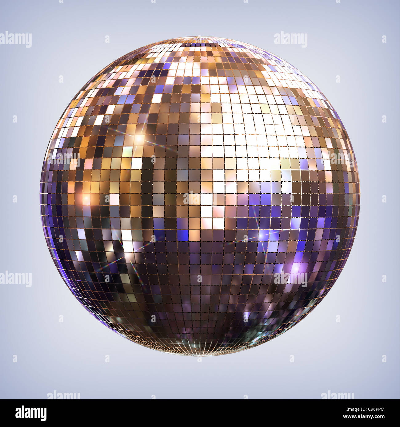 Disco ball - isolated with clipping path Stock Photo - Alamy